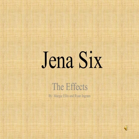 Jena Six | PPT | Law