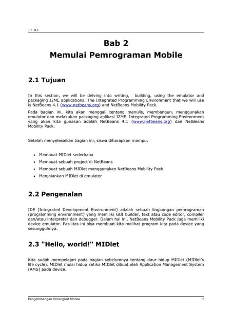 JENI-J2ME-Bab02-Memulai Pemrograman Mobile.pdf JENI-J2ME-Bab02-Memulai Pemrograman Mobile.pdf