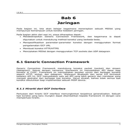 Jeni j2 me-bab06-jaringan | PDF