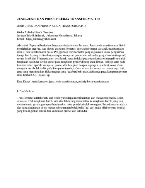 auto-transformer | DOCX