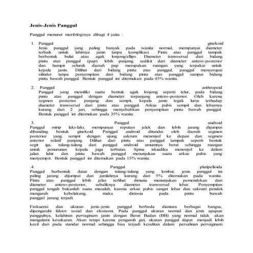 Table jenis-jenis lochea | DOCX