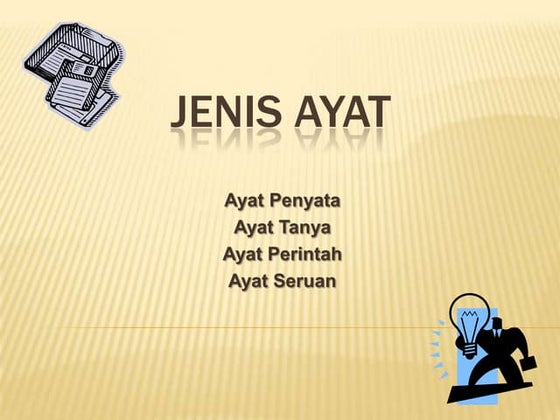 Jenis-jenis ayat bahasa melayu | PPTX