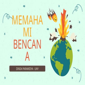 Jenis Bencana Mapel Geografi kelas X SMA | PPT