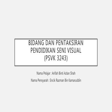 Jenis corak terancang | PPTX