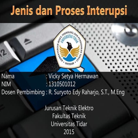 Jenis dan proses interupsi | PPTX