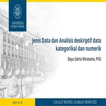 kuliah biostatistik: jenis data dan analisis deskriptif data ...