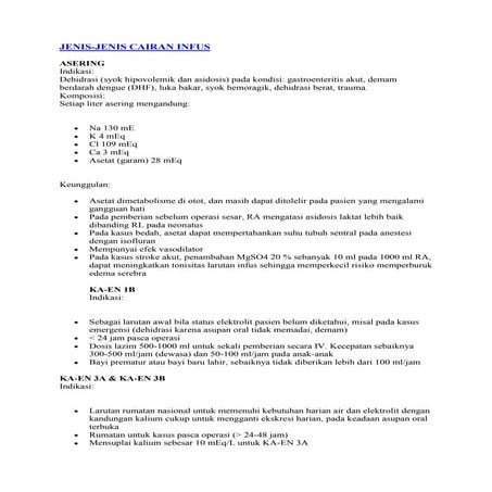 Jenis infus | PDF