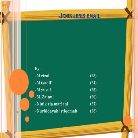 Jenis jenis email | PPTX
