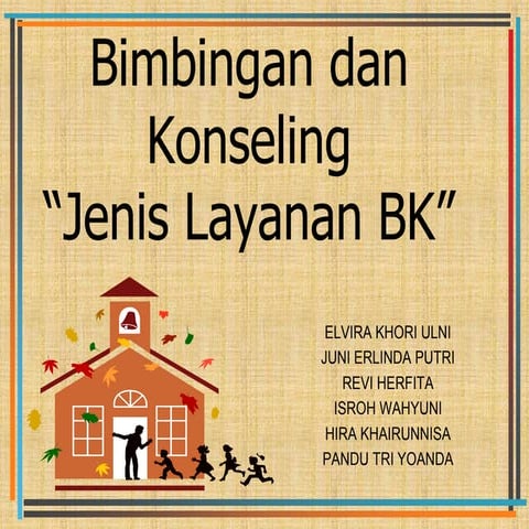 Jenis layanan BK | PPTX