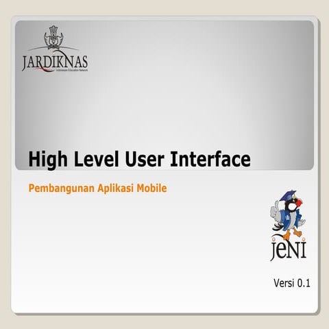 Jeni slides j2 me-03-high level user interface | PPT