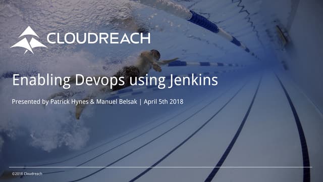 Enabling Devops Using Jenkins Pdf Cloud Computing Internet