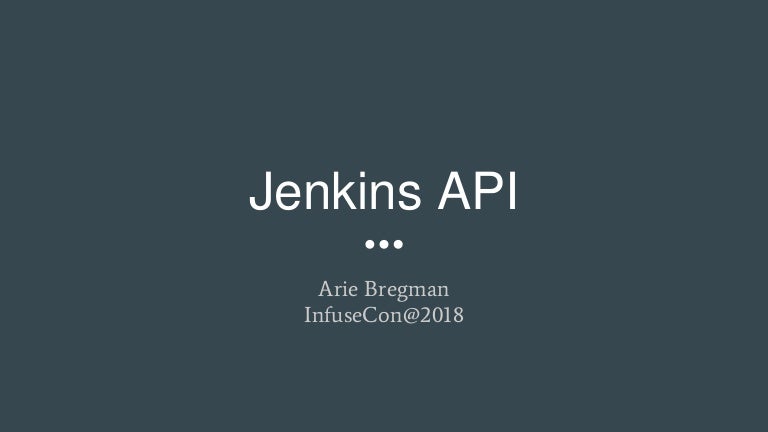 Jenkins Api 