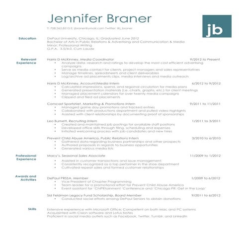 Aaron Joel Palmer Resume | DOCX
