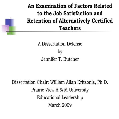 Dr. Jennifer T. Butcher, PhD Dissertation Defense, Dr. William Allan ...