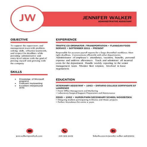 Jenn Walker resume | PDF