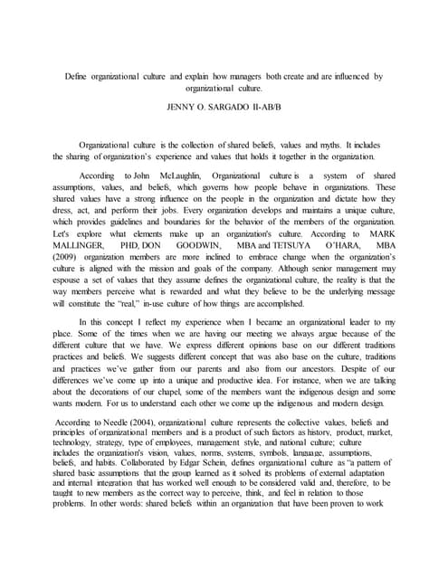 Organization Culture (OCTAPACE) | PPT