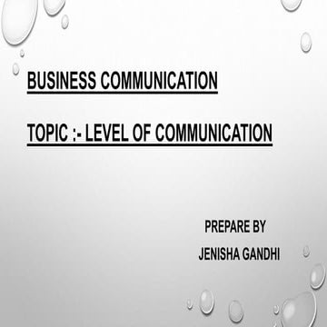Business Communication | PPTX