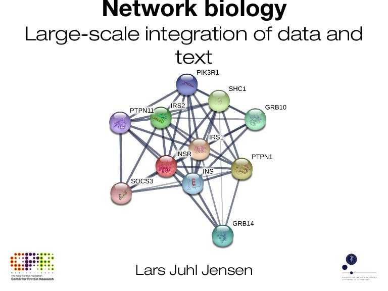Network biology: Large-scale integration of data and text