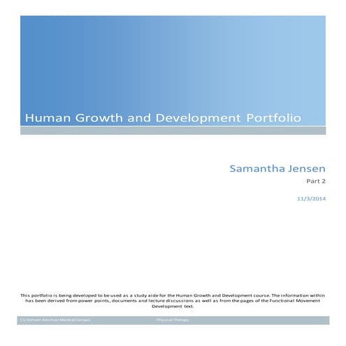 Human Growth and Development | DOCX