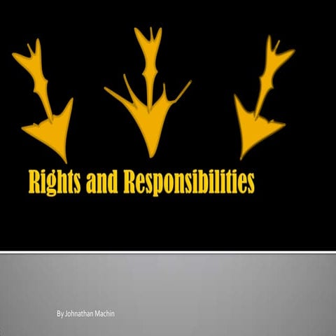 Rights and responsibilities | PPTX