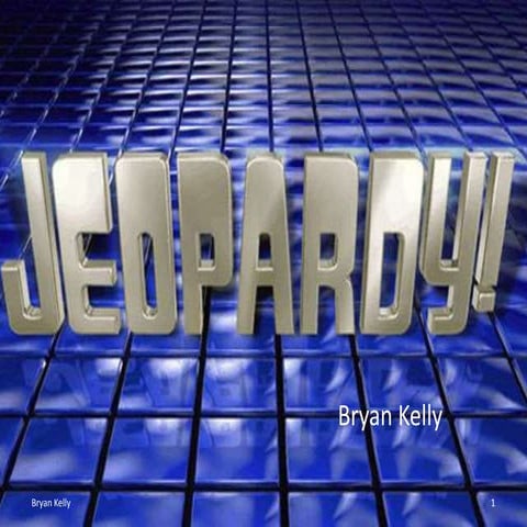 Jeopardy | PPTX