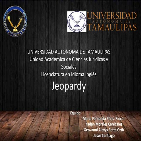 Jeopardy | PPTX
