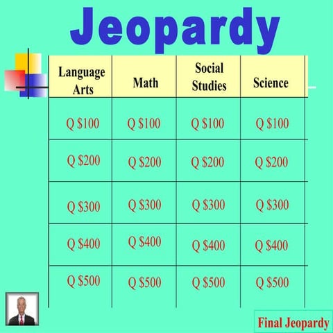 Jeopardy game | PPT