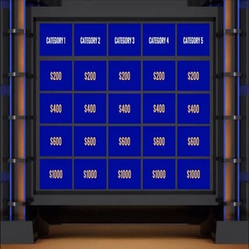 Jeopardy Presentation Template | PDF