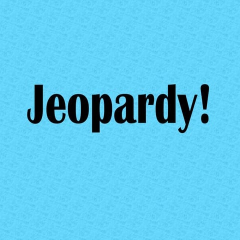Jeopardy social studies chpt 1 regions | PPT