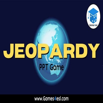 JEOPARDY-TEMPLATE for Instructional Based Learning | PPTX