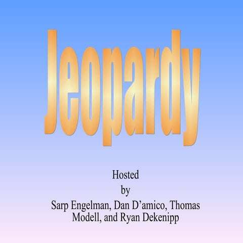 Astronomy Jeopardy | PPT