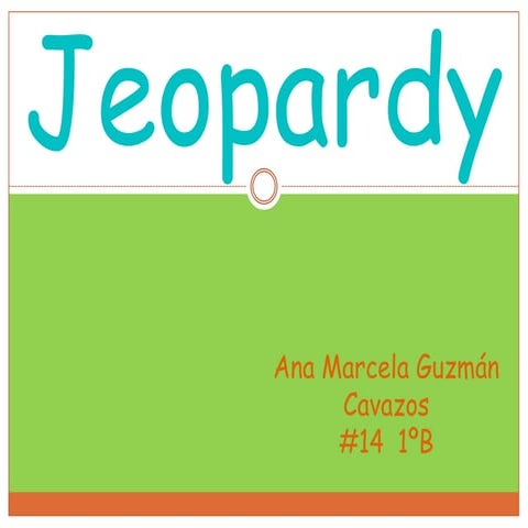 Jeopardy | PPTX