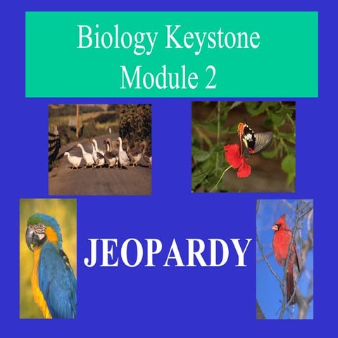 Jeopardy biology keystone module2 | PPT