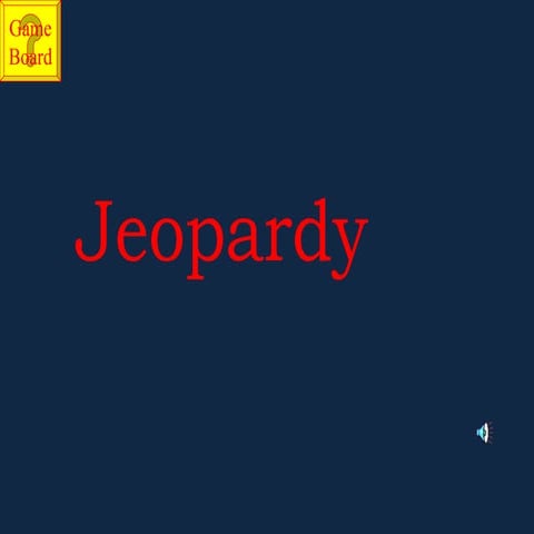 Jeopardy Christmas | PPT