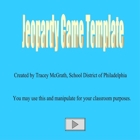 Jeopardy Template Student Use | PPT | Board Games and Puzzles | Games ...