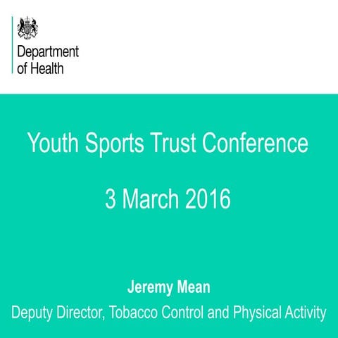 2016 Conference - Unpacking the implications of the new DCMS Sport and ...
