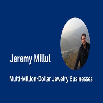 Jeremy Millul - A Research Assistant At Smith Barney | PDF