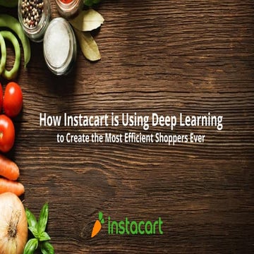 How Instacart is Using Deep Learning | PDF