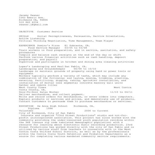 Eric Resume 2014 | DOCX