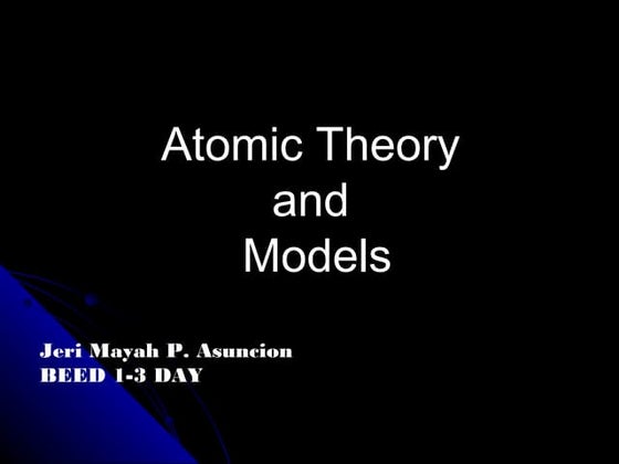 Infographic: History of the Atom | PDF