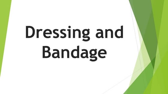 Bandaging and Splinting & Slings; Techniques and Types (Health Subject ...