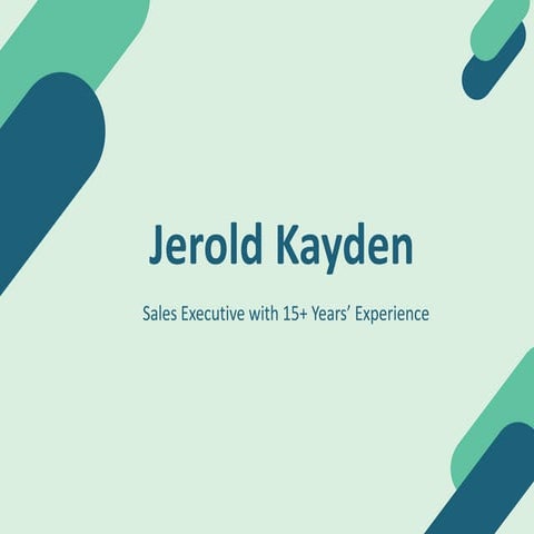 Jerold Kayden - An Accomplished Expert From Boston, MA.pdf | Business | Business and Finance
