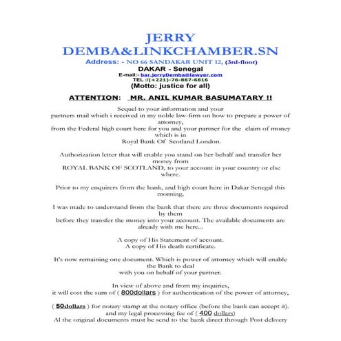 Jerry demba | PDF