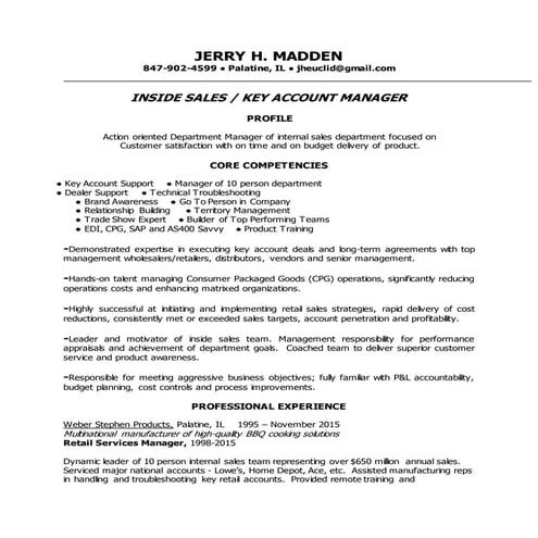 Jerry Madden Resume | DOCX