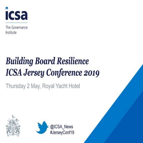 ICSA Jersey Conference 2019 - Updated presentation slides | PDF