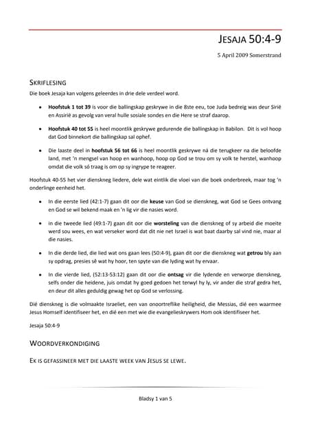 God se genadejaar | PPT