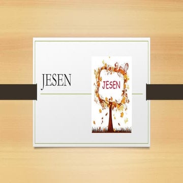 Lekcije o jeseni i plodovima koji prispijevaju u jesen | PPTX