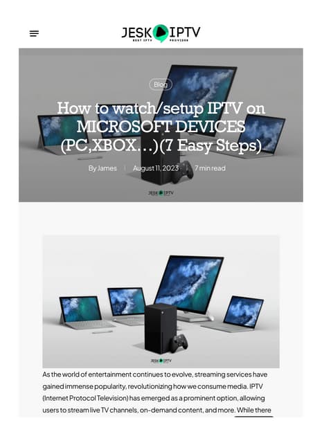 XCIPTV | PDF | Browsers | Computer Software and Applications