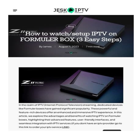 iptv formuler box | PDF