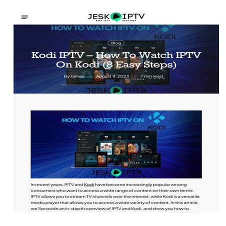 Kodi IPTV | PDF